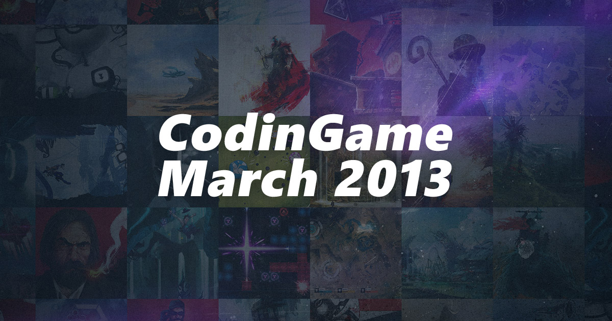 Online Programming Contest And Hackathon Codingame March 2013