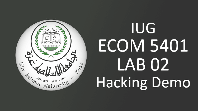 IUG ECOM 5401 LAB 02